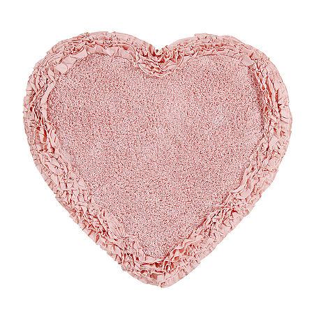 Better Trends Ruffle Bath Rug  21 x 34 - Pink