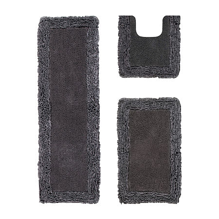 Click here for Better Trends Shaggy Border Mat Bath Rug  One Size... prices