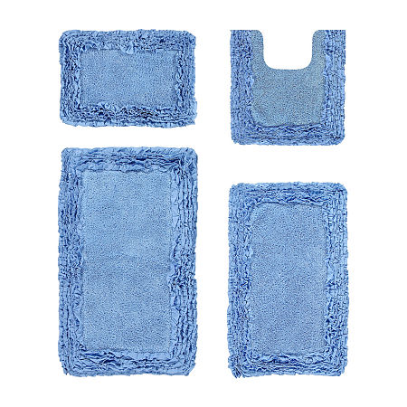 Click here for Better Trends Shaggy Border Mat Bath Rug  One Size... prices