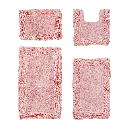Click here for Better Trends Shaggy Border Mat Bath Rug  One Size... prices