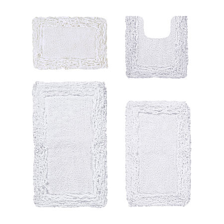 Click here for Better Trends Shaggy Border Mat Bath Rug  One Size... prices
