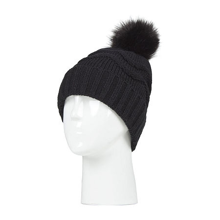 Click here for Heat Holders Womens Pom Pom Beanie  One Size  Blac... prices