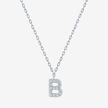 Click here for Lab-Grown (G-H / SI2-I1) Diamond Accent Initial Pe... prices