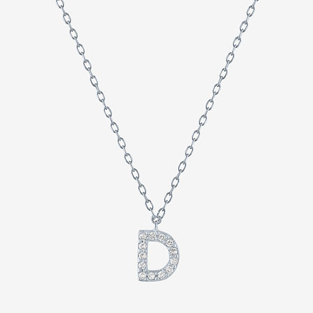 Click here for Lab-Grown (G-H / SI2-I1) Diamond Accent Initial Pe... prices
