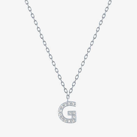 Click here for Lab-Grown (G-H / SI2-I1) Diamond Accent Initial Pe... prices