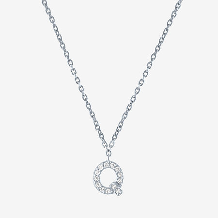 Click here for Lab-Grown (G-H / SI2-I1) Diamond Accent Initial Pe... prices