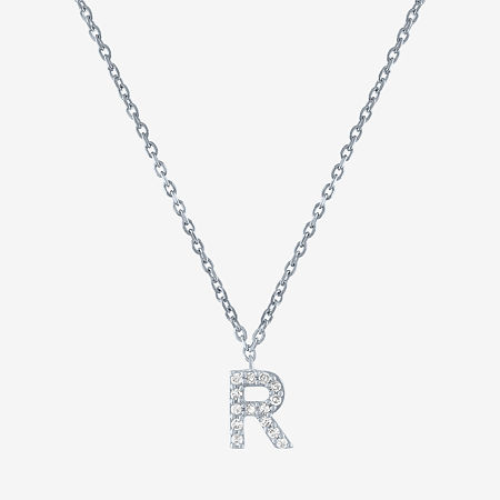 Click here for Lab-Grown (G-H / SI2-I1) Diamond Accent Initial Pe... prices