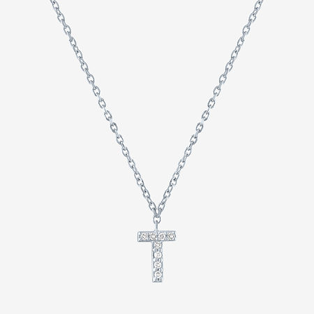 Click here for Lab-Grown (G-H / SI2-I1) Diamond Accent Initial Pe... prices