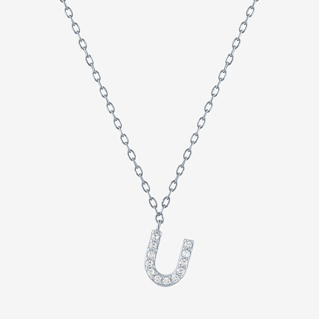 Click here for Lab-Grown (G-H / SI2-I1) Diamond Accent Initial Pe... prices