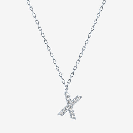 Click here for Lab-Grown (G-H / SI2-I1) Diamond Accent Initial Pe... prices