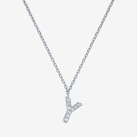 Click here for Lab-Grown (G-H / SI2-I1) Diamond Accent Initial Pe... prices