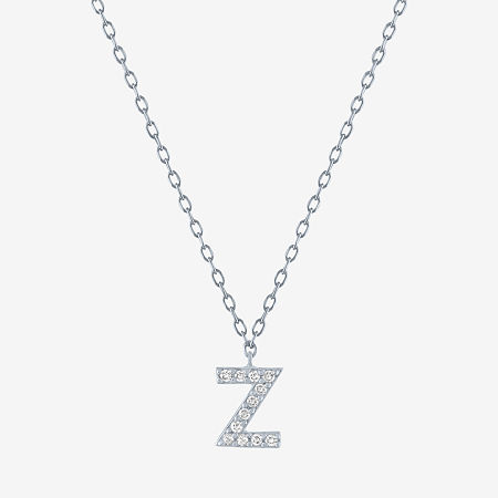 Click here for Lab-Grown (G-H / SI2-I1) Diamond Accent Initial Pe... prices