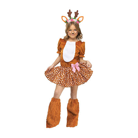 Click here for Little & Big Kid Girls Oh Deer Costume  Small  Bro... prices
