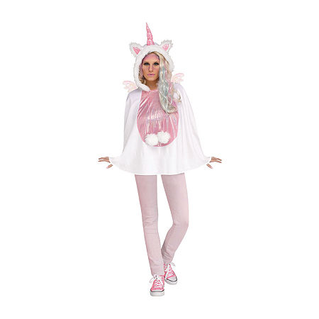 Click here for Womens Uniform Poncho Costume  Medium  White prices