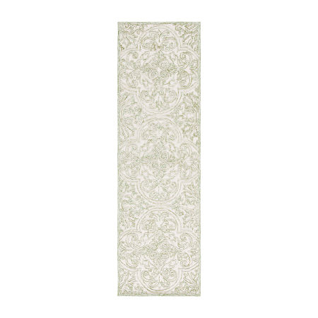 Click here for Martha Stewart Nora Medallion Hand Tufted Indoor R... prices