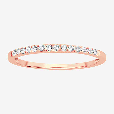 Click here for Womens Diamond Accent Natural White Diamond 10K Ro... prices