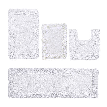 Click here for Better Trends Shaggy Border Mat Bath Rug  One Size... prices