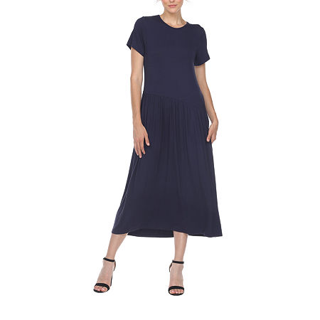 Click here for White Mark Womens Short Sleeve Maxi Dress  Small... prices