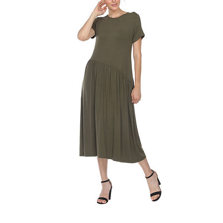 Click here for White Mark Womens Short Sleeve Maxi Dress  Small... prices