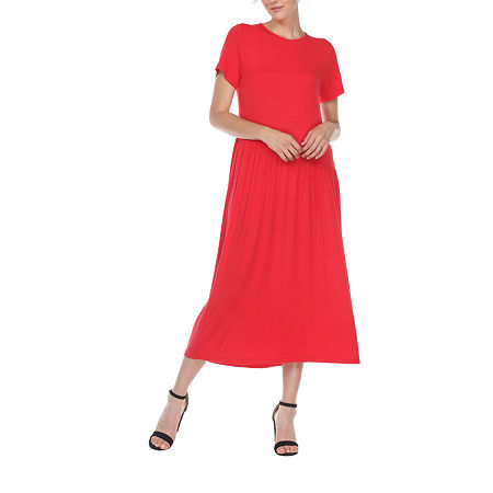 Click here for White Mark Womens Short Sleeve Maxi Dress  Small... prices