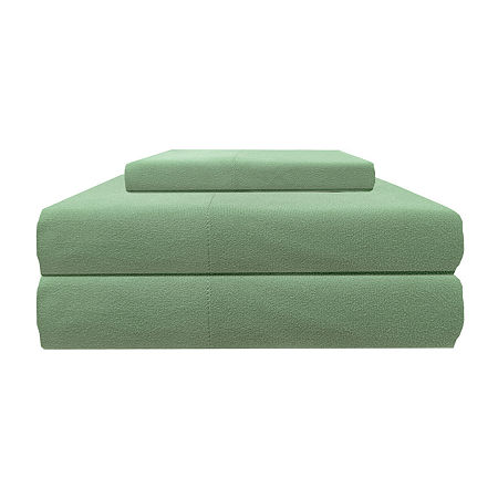 Shavel Micro Flannel Solid 3-pc Sheet Set  Twin - Willow
