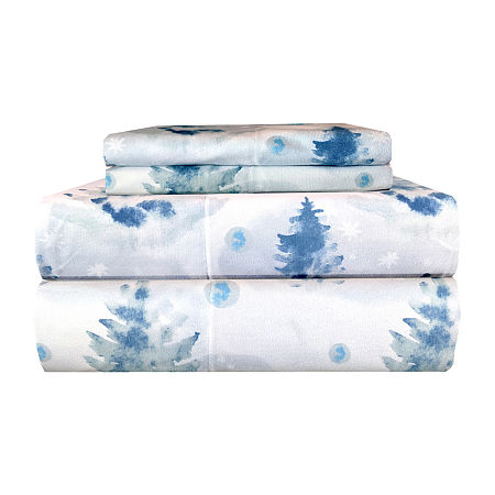 Click here for Micro Flannel(R) Watercolor Pines Printed Deep-Poc... prices
