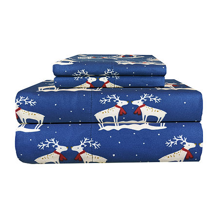 Click here for Micro Flannel(R) Kiss Me Deer Printed Deep-Pocket... prices