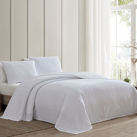 Click here for Beatrice Home Fashions Channel Chenille Bedspread... prices