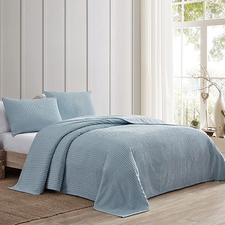 Click here for Beatrice Home Fashions Channel Chenille Bedspread... prices