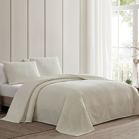 Click here for Beatrice Home Fashions Channel Chenille Bedspread... prices