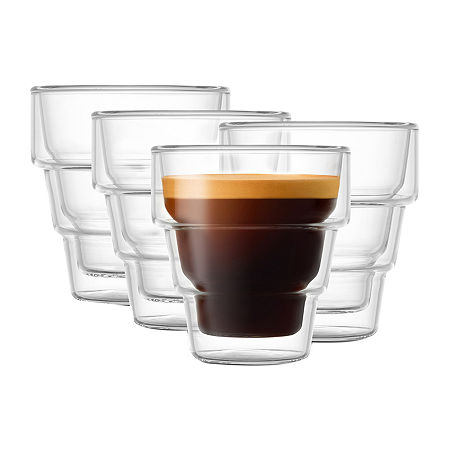 Click here for Joyjolt Pila Double Walled Espresso Glass - 3 Oz -... prices