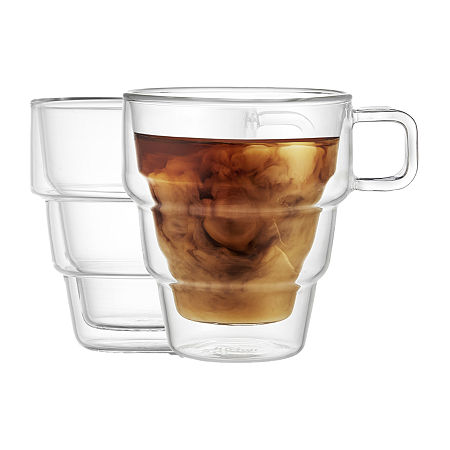 Click here for Joyjolt Pila Double Walled Glass Tea - 10 Oz - Set... prices