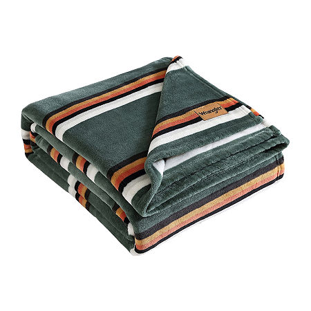 Click here for Wrangler Western Saddle Stripe Ultra Soft Blanket... prices