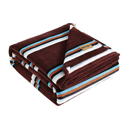 Click here for Wrangler Western Saddle Stripe Ultra Soft Blanket... prices
