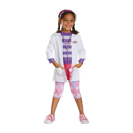 Click here for Girls Deluxe Doc McStuffins Costume Set  4-6  Whit... prices