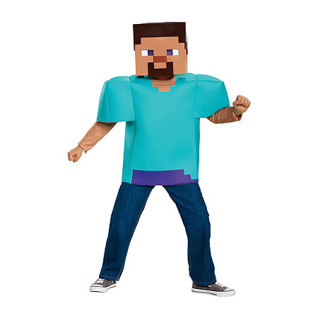 Click here for Little & Big Kid Boys Steve Classic Minecraft Cost... prices