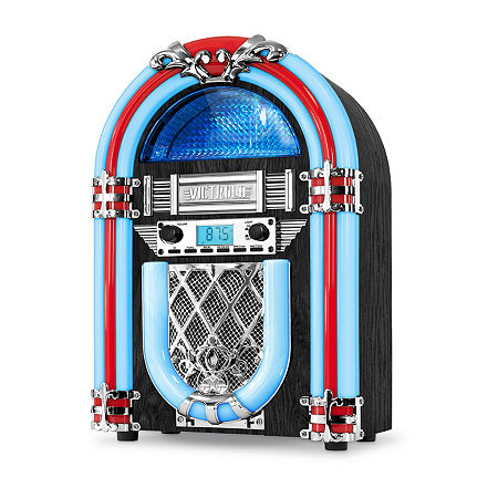 Click here for Victrola Nostalgic Wood Countertop Jukebox with Bu... prices