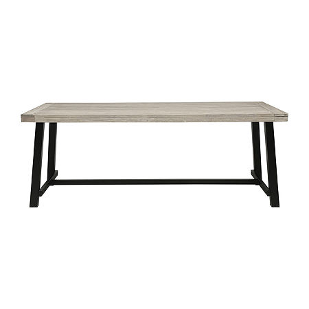 Click here for Carlisle Rectangular Dining Table  One Size  Gray prices