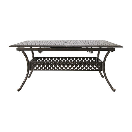 Click here for Abigail Rectangular Dining Table  One Size  Black prices