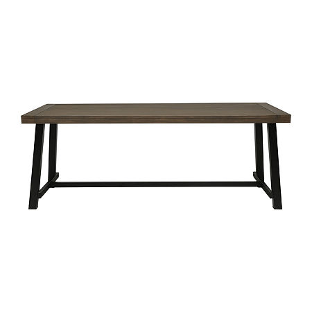 Click here for Carlisle Rectangular Dining Table  One Size  Brown prices