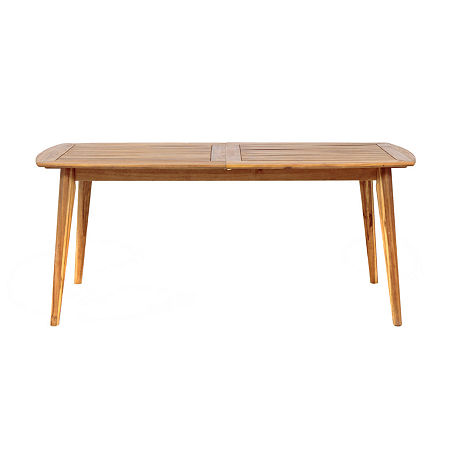 Click here for Stamford Rectangular Dining Table  One Size  Brown prices