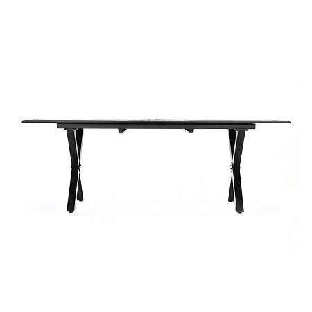 Click here for Exuma Rectangular Dining Table  One Size  Black prices