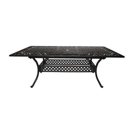 Click here for Phoenix Rectangular Dining Table  One Size  Black prices