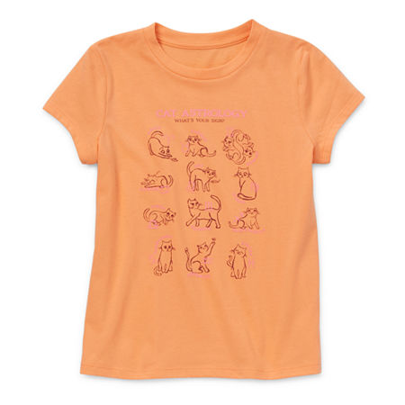 Click here for Thereabouts Little & Big Girls Round Neck Short Sl... prices