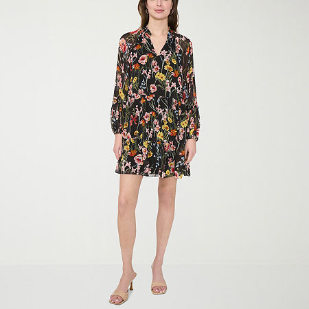 Click here for MSK Womens Long Sleeve Shift Dress  X-large  Black prices
