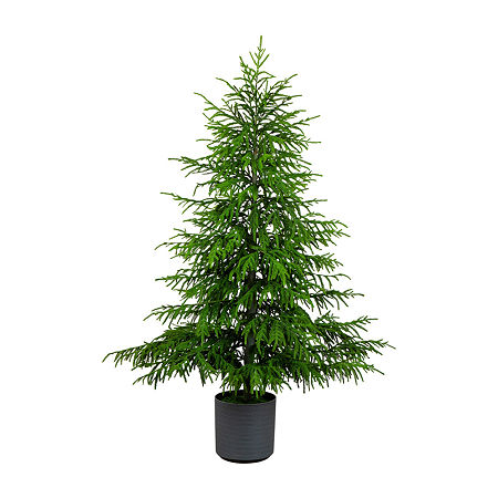 Click here for Nearly Natural 6 Foot Pine Christmas Tree  One Siz... prices