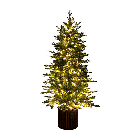 Click here for Nearly Natural 4 1/2 Foot Pre-Lit Pine Christmas T... prices