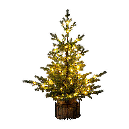 Click here for Nearly Natural 3 Foot Pre-Lit Pine Christmas Tree... prices