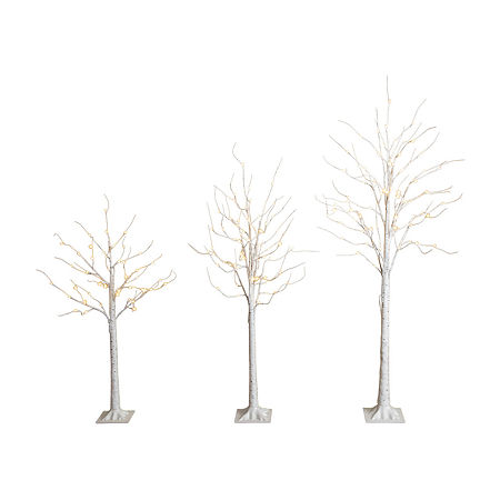 Click here for Nearly Natural 6 Foot Pre-Lit Birch Christmas Tree... prices