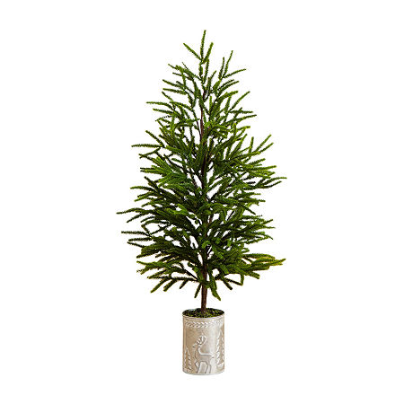 Click here for Nearly Natural 2 1/2 Foot Pine Christmas Tree  One... prices